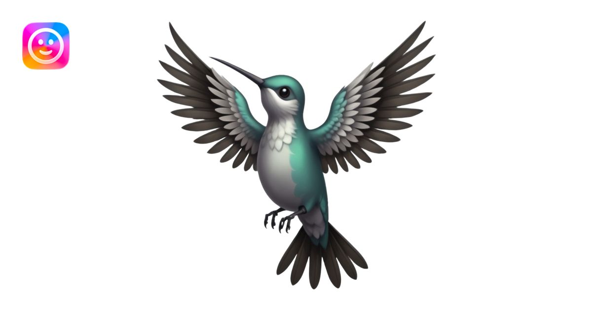 creppy demon like hummingbird with creppy and very long wings staring ...