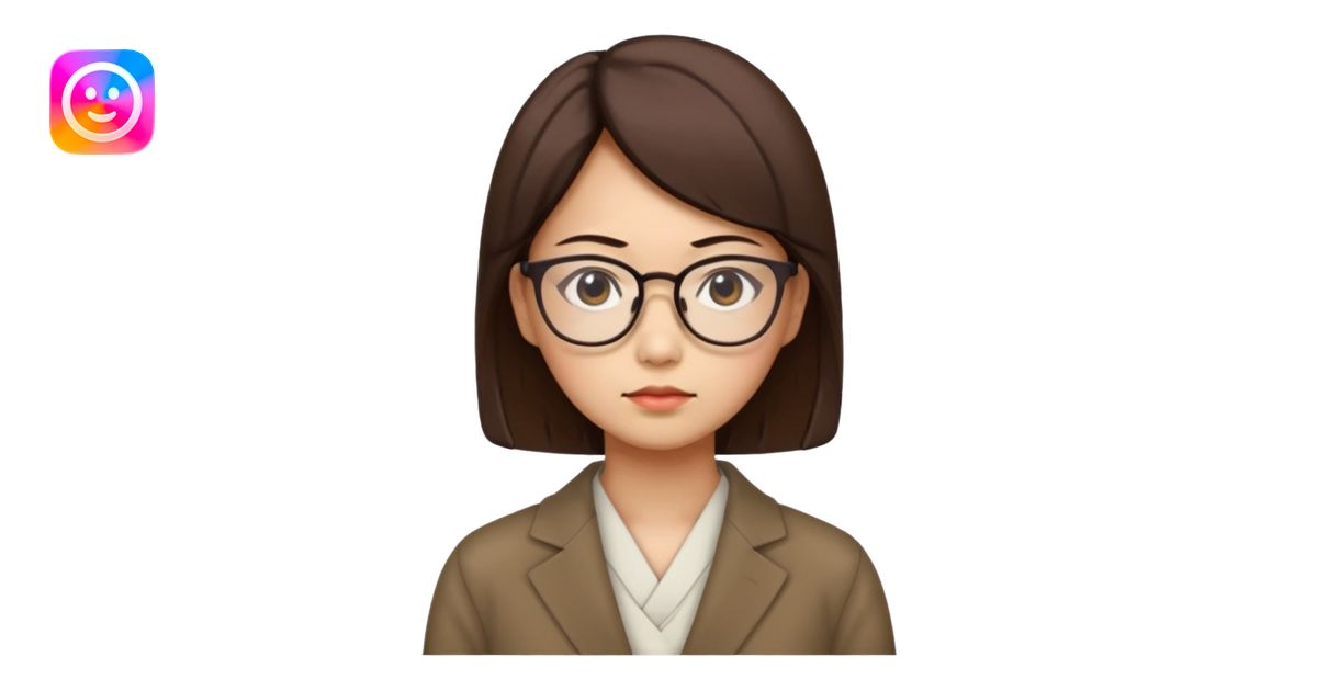 i need an image of a japanese woman analyst emoji | AI Emoji Generator