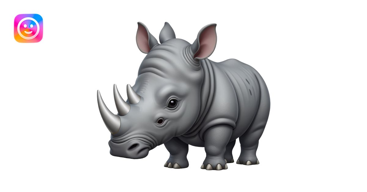 rhinoceros emoji | AI Emoji Generator