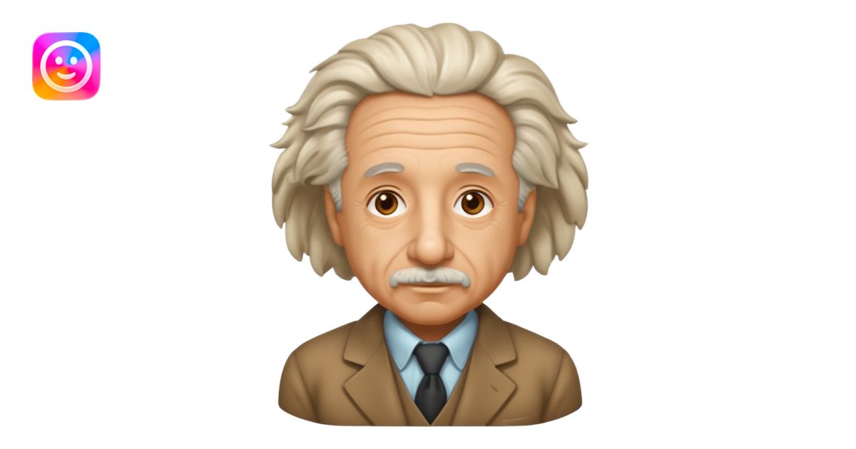 albert einstein emoji | AI Emoji Generator