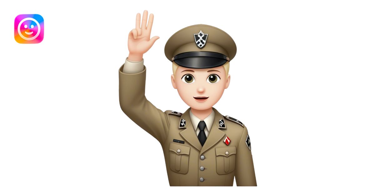 nazi salut emoji | AI Emoji Generator