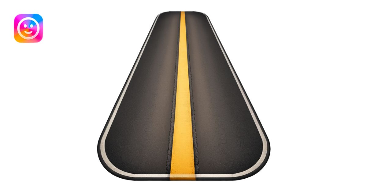 long road png-formate emoji | AI Emoji Generator
