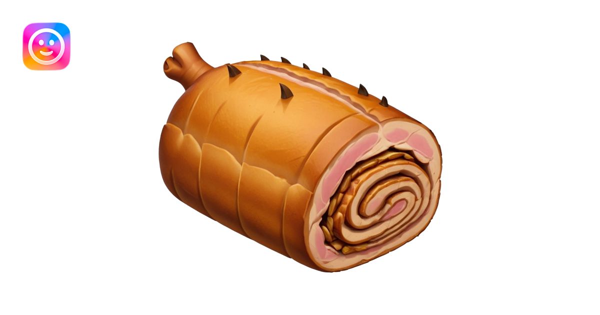 a roasted joint of pork emoji emoji | AI Emoji Generator