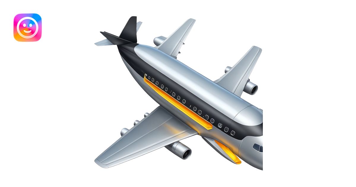 Airplane wing fuel tank being filled with jet fuel emoji | AI Emoji ...