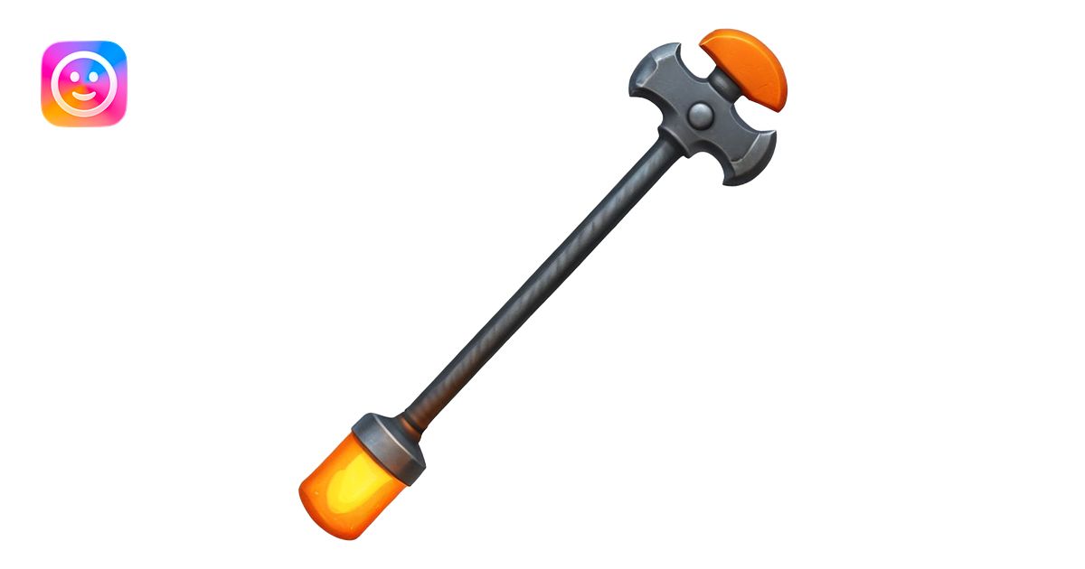 hot metal rod, iron, blacksmith emoji | AI Emoji Generator