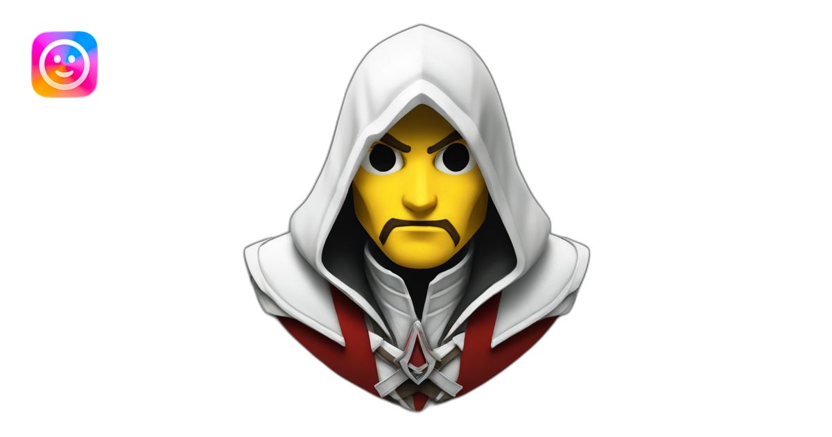 Assassin's Creed logo emoji | AI Emoji Generator