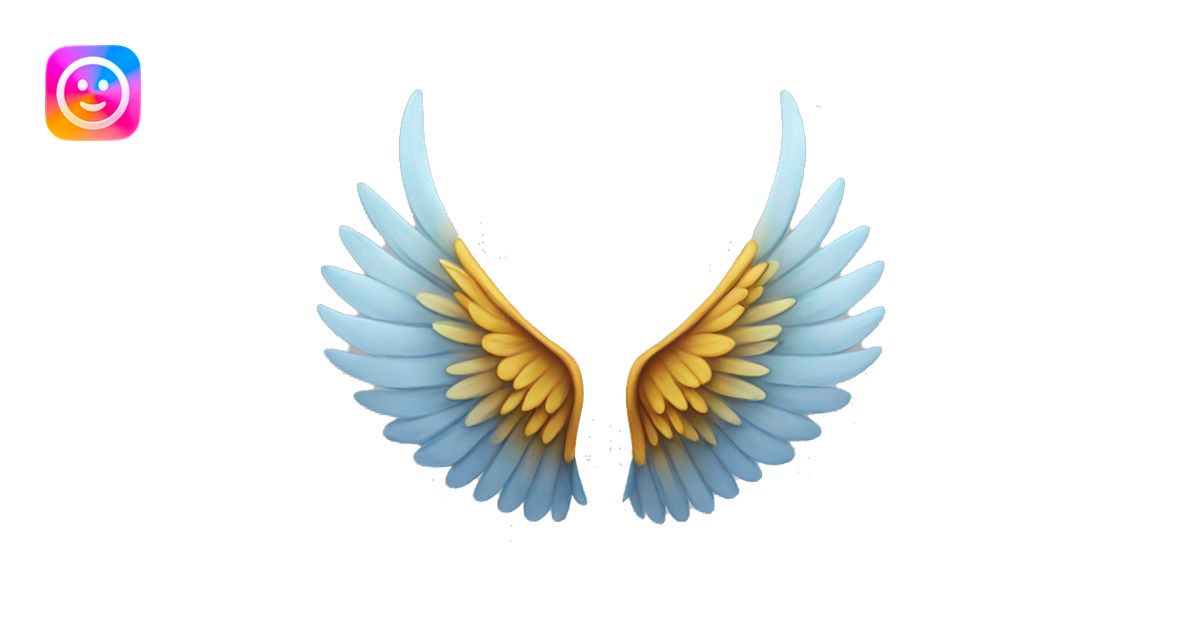 Two wings emoji | AI Emoji Generator
