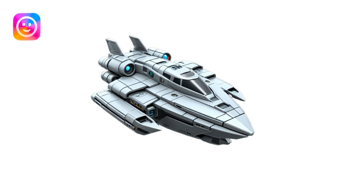 crea un emoji de la nave perseus de star citizen emoji | AI Emoji Generator