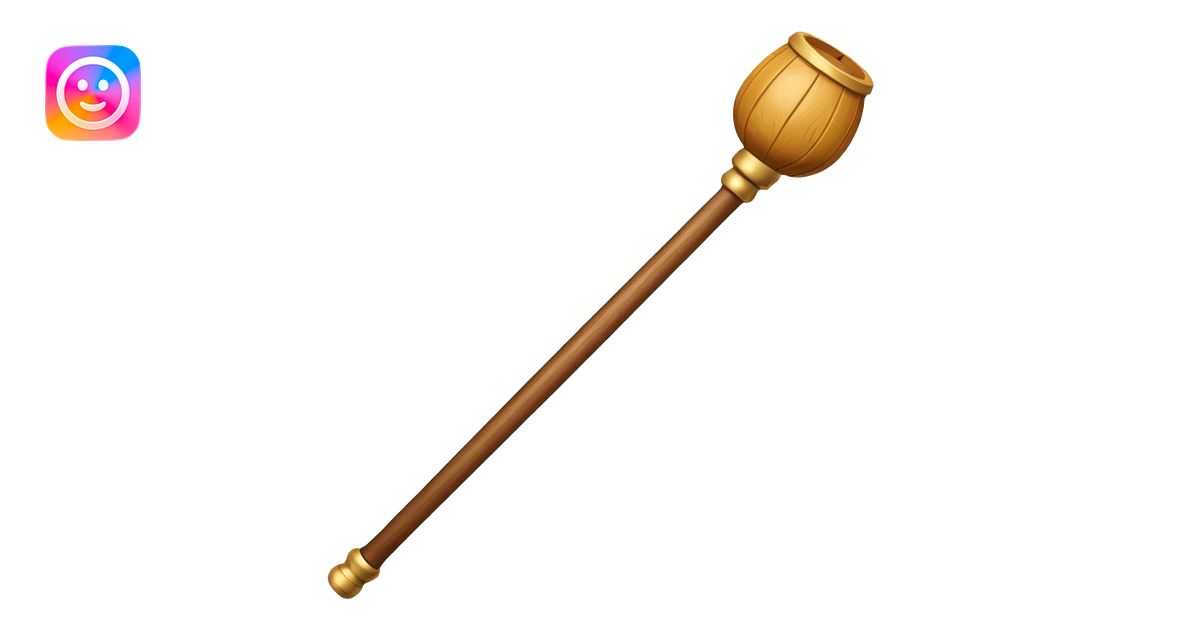 Monk Staff emoji | AI Emoji Generator