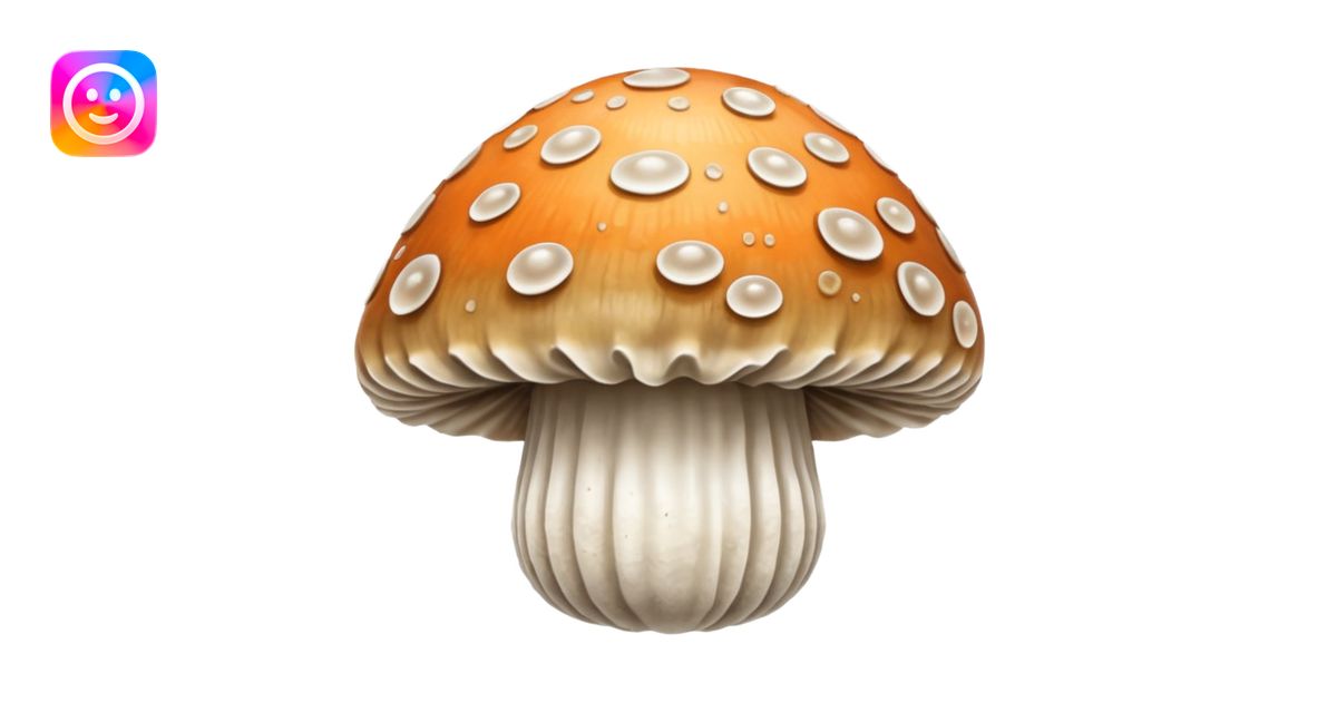 mushroom oyster clear definition emoji | AI Emoji Generator