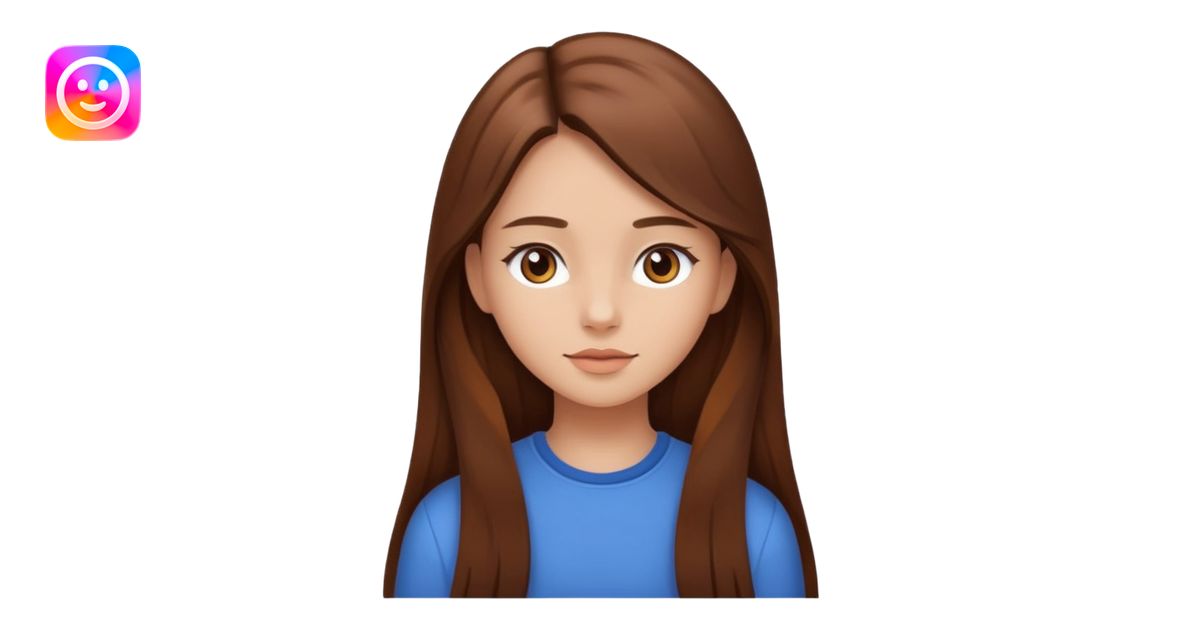 Une fille clean girl emoji | AI Emoji Generator