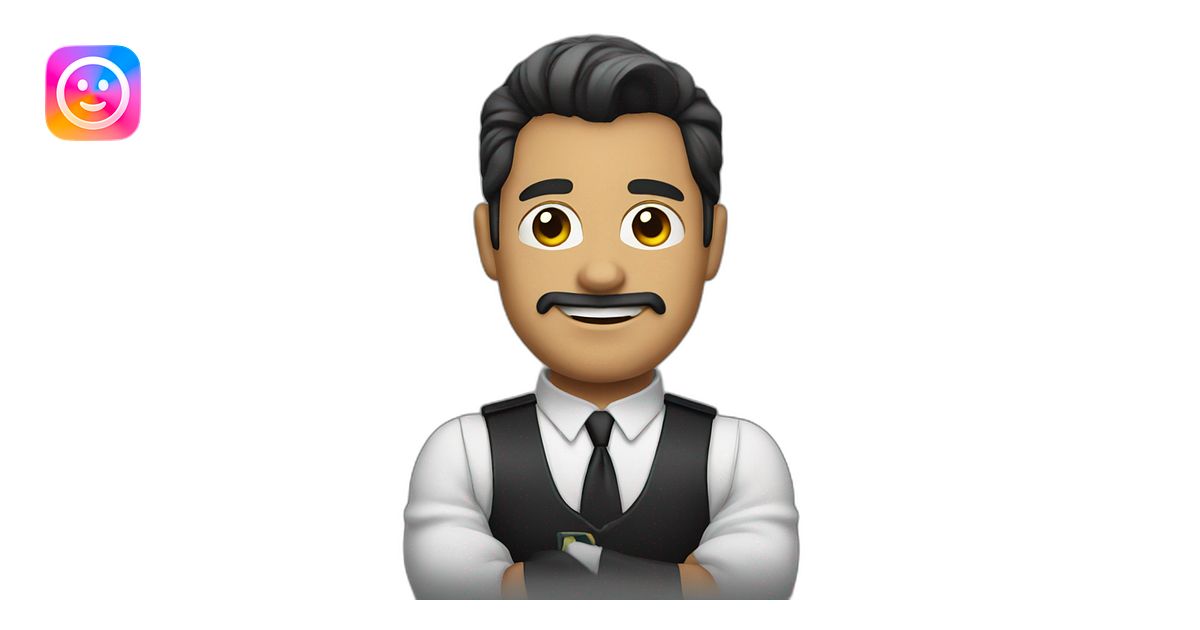 Batman as bartender emoji | AI Emoji Generator