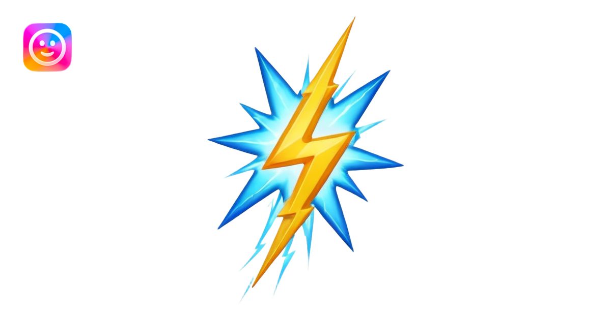 Lightning emoji | AI Emoji Generator