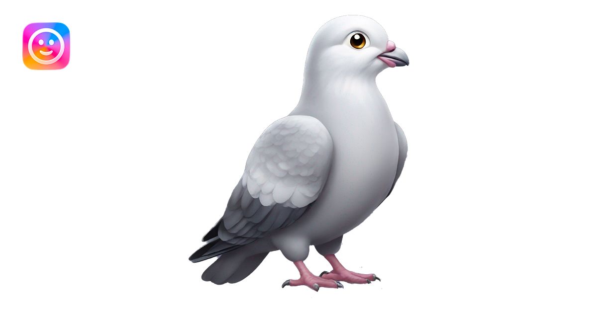 Really buff pigeon emoji | AI Emoji Generator