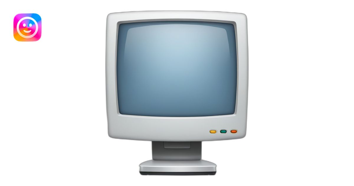 computer monitor emoji | AI Emoji Generator