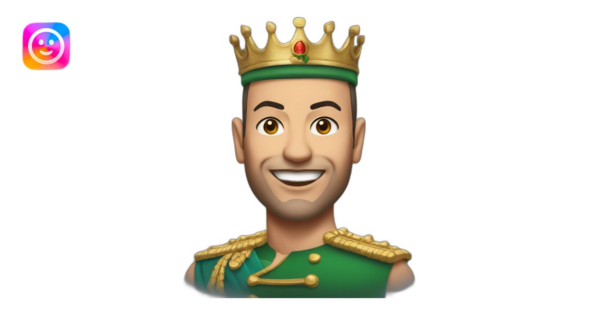 muscle king mohammed vi emoji | AI Emoji Generator