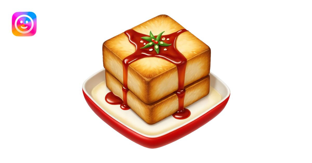 crispy fried tofu with chili emoji | AI Emoji Generator