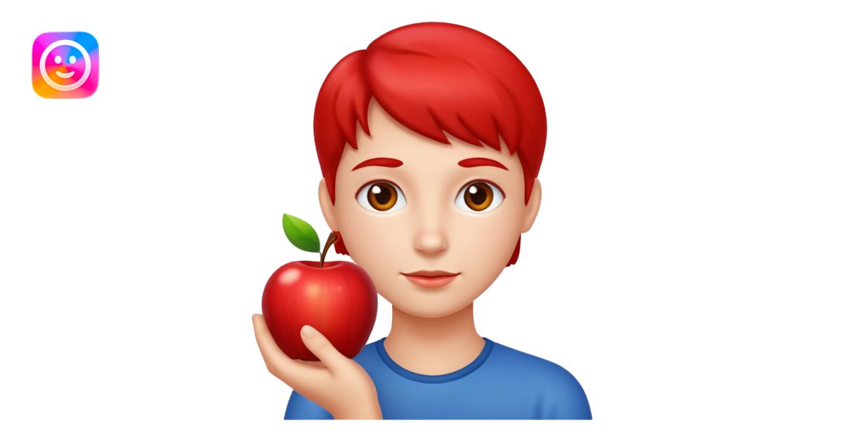 STUDY WITH APPLE emoji | AI Emoji Generator