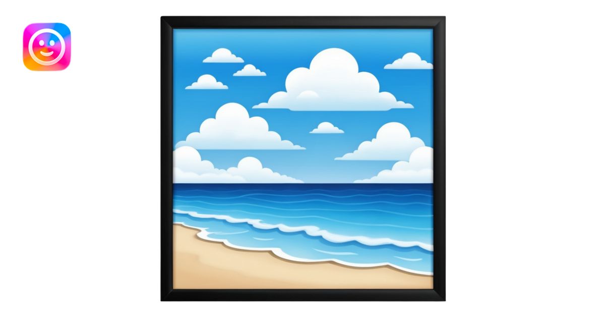 sea view emoji | AI Emoji Generator