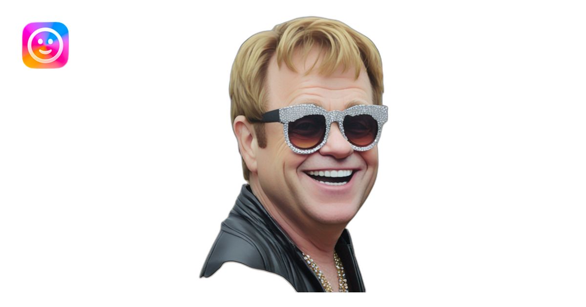 elton john at glastonburg emoji | AI Emoji Generator
