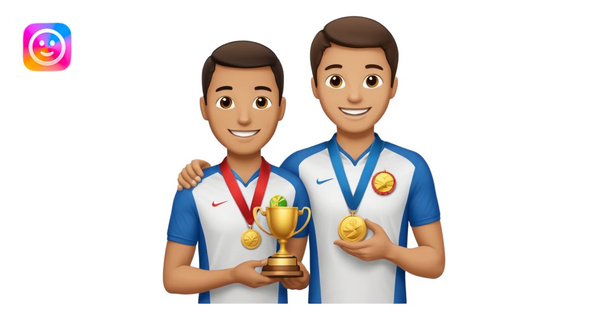 winner ceremony with one guy handing another guy a trophy. One of them ...