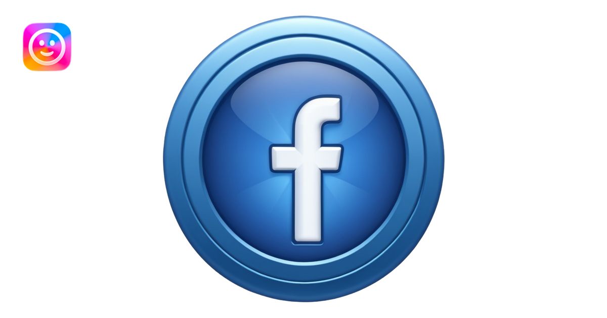 Facebook blue tick ( ) verification badge emoji | AI Emoji Generator