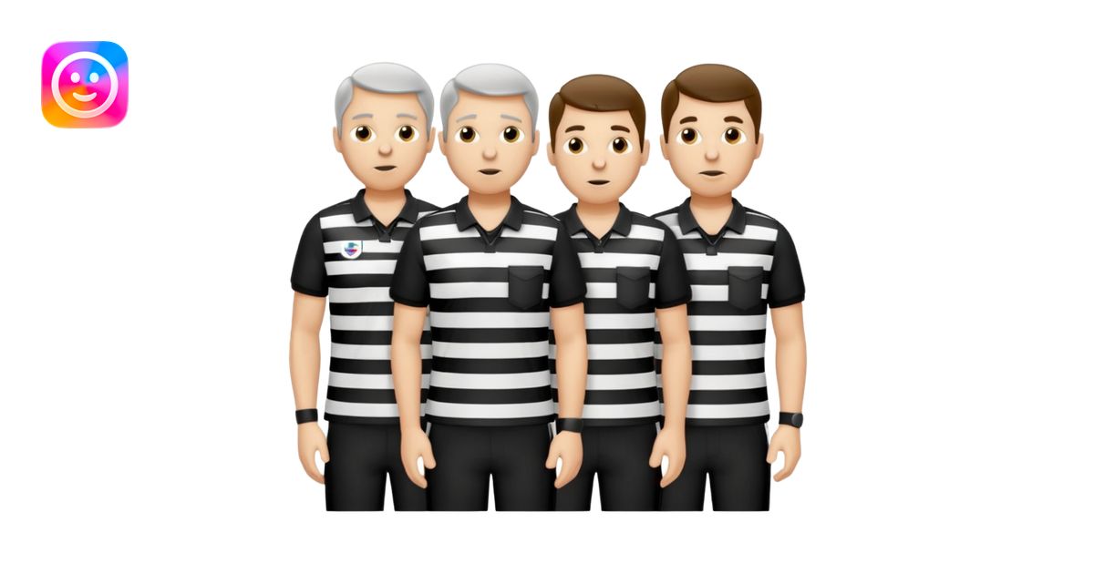 Referees emoji | AI Emoji Generator