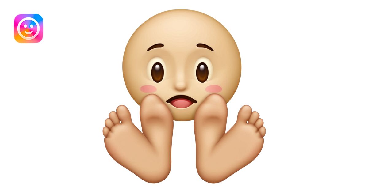 create an emoji thats sniffing its feet emoji | AI Emoji Generator