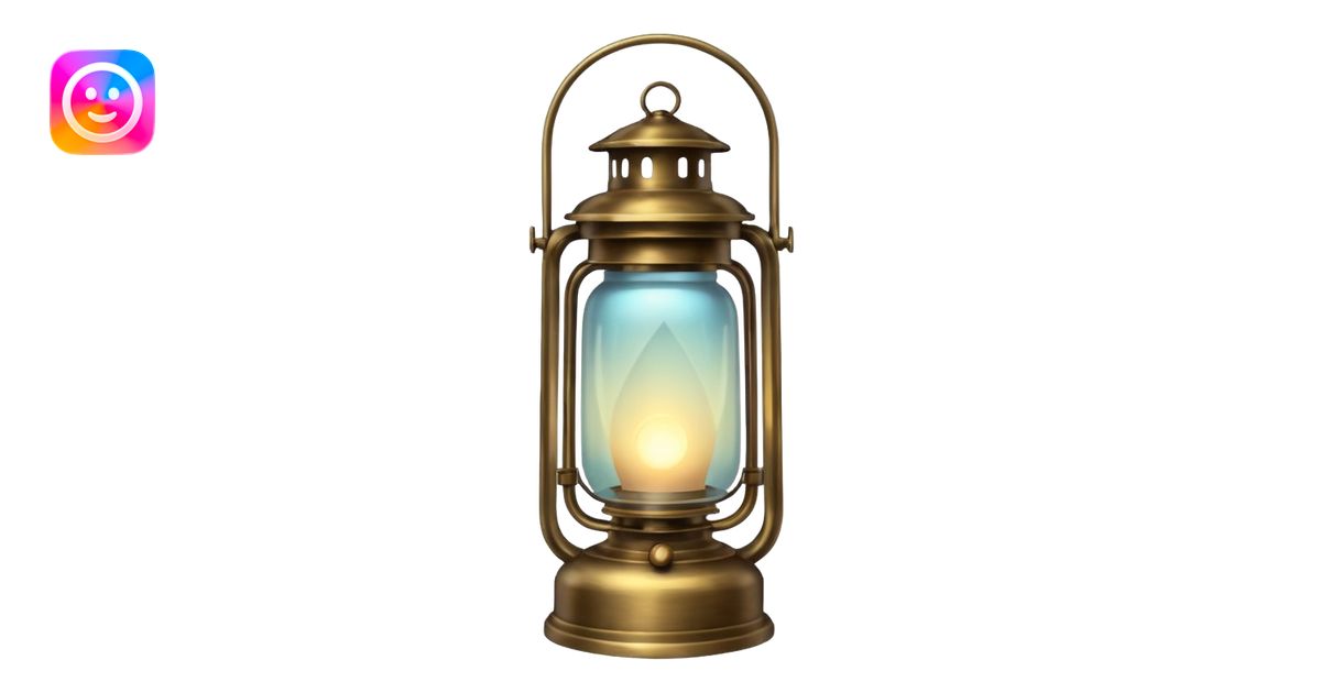 Ghost Light Lantern emoji | AI Emoji Generator