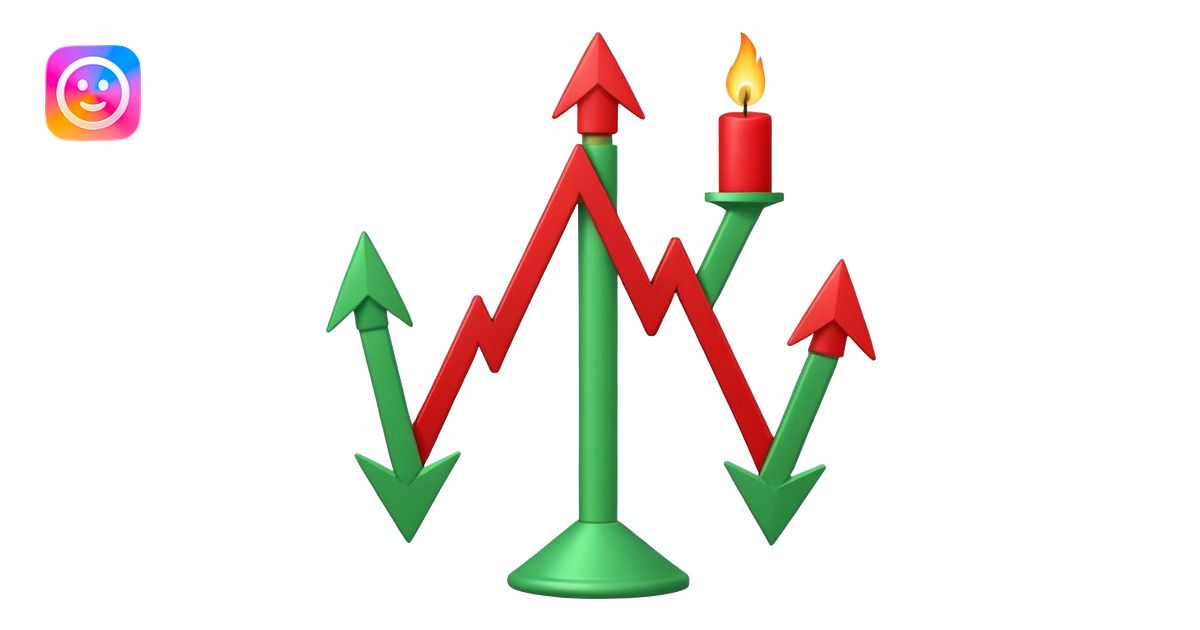 create an emoji of trading candlestick movement emoji | AI Emoji Generator