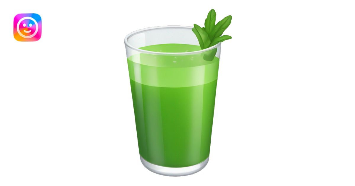 Green juice emoji | AI Emoji Generator