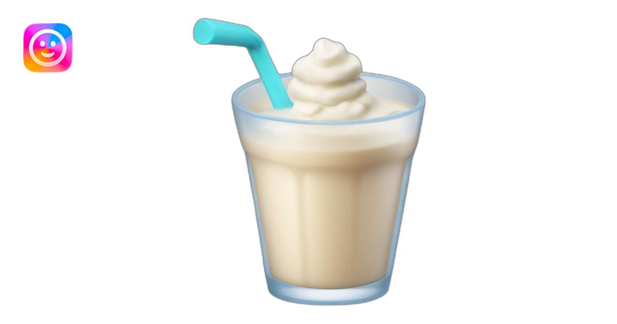 Protein shake strong muscles emoji | AI Emoji Generator