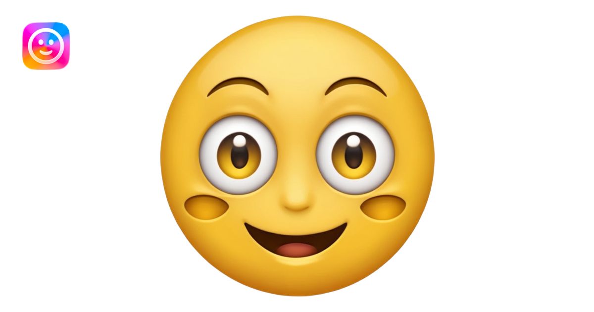 A crazy-eyed emoji face with one eye looking up and one eye looking ...