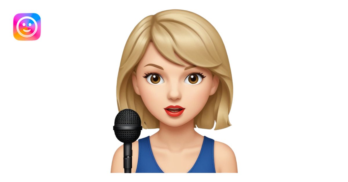 Taylor swift singing emoji | AI Emoji Generator
