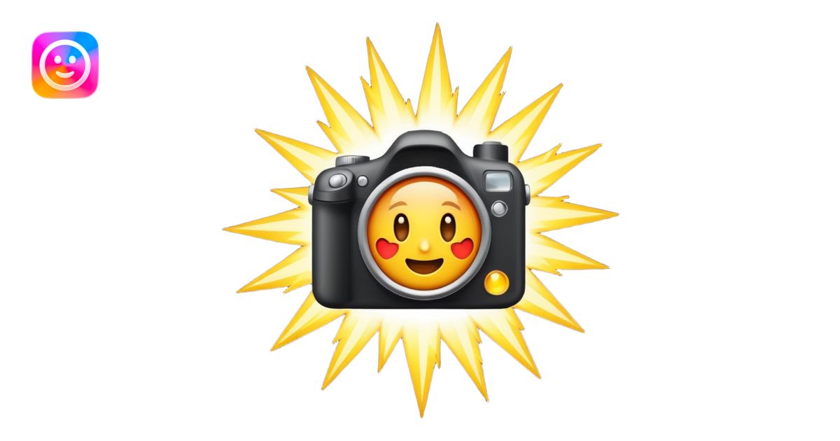 camera flash emoji | AI Emoji Generator