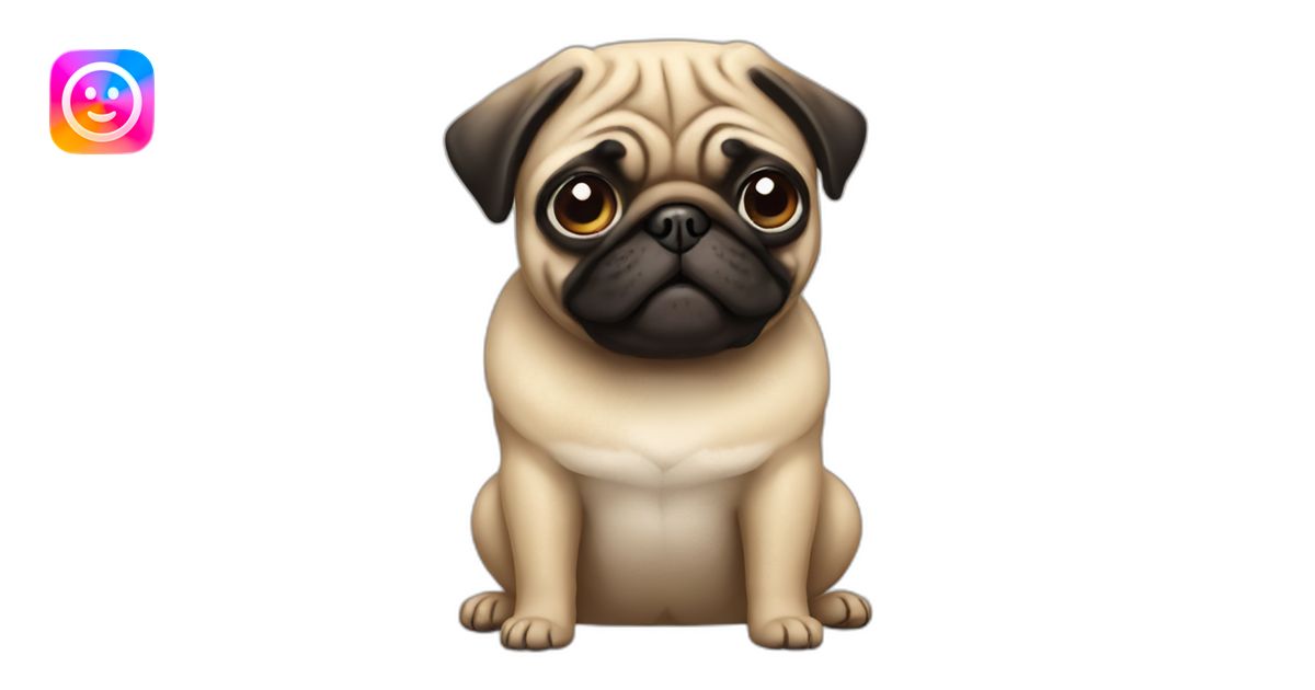 pug emoji | AI Emoji Generator
