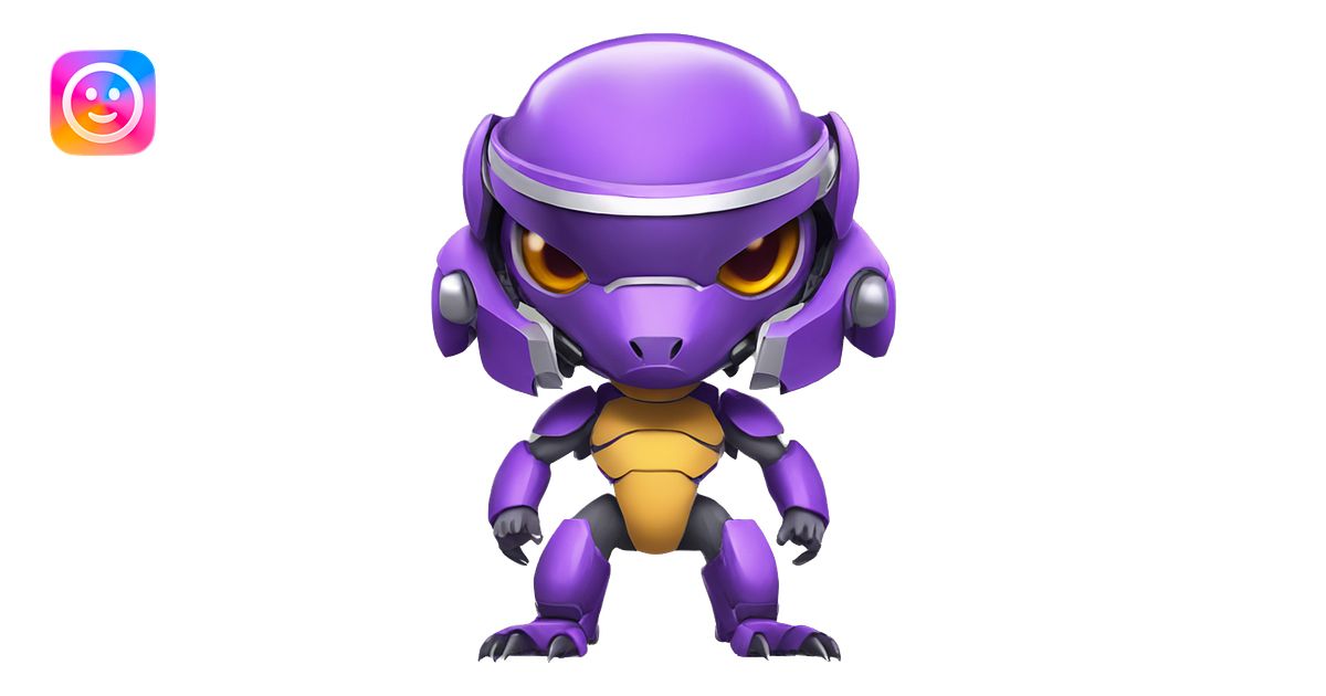 a Genesect-Raptor-Fakémon—hybrid with a futuristic visor-helmet full ...