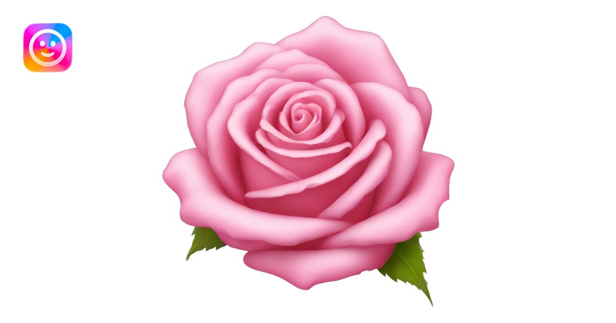 Pink roses emoji | AI Emoji Generator
