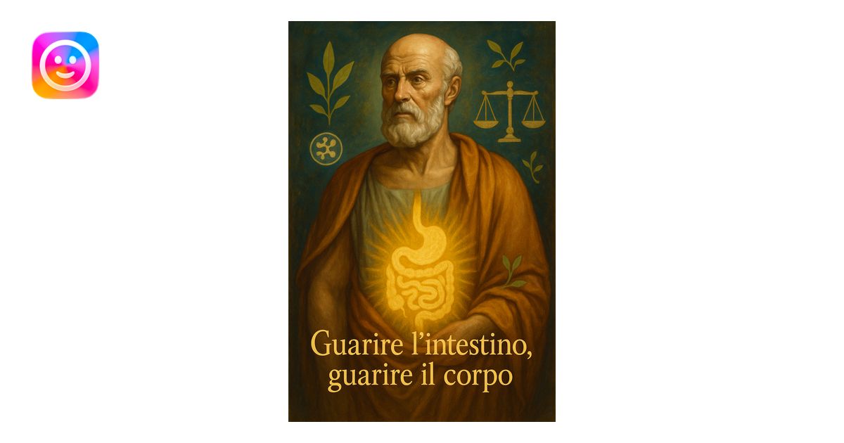 Vertical format: Portrait of Hippocrates with a glowing aura on the ...