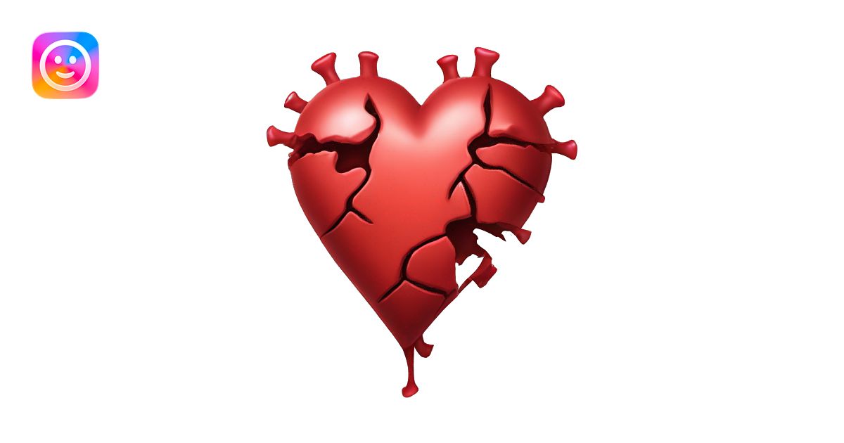 Broken human heart emoji | AI Emoji Generator