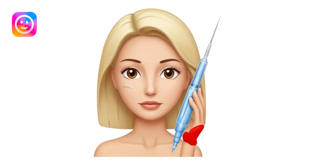 botox injection in the face emoji | AI Emoji Generator