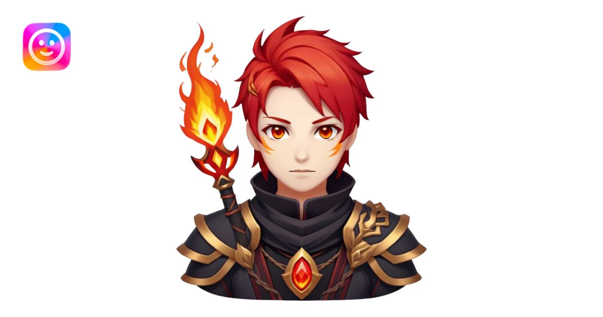 Mavuika The Pyro Archon from Genshin Impact emoji | AI Emoji Generator