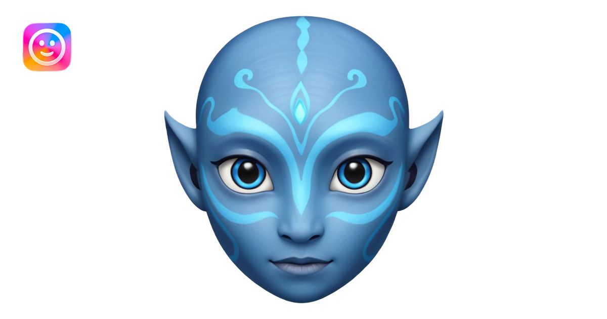 na'vi with love eye heart emoji | AI Emoji Generator
