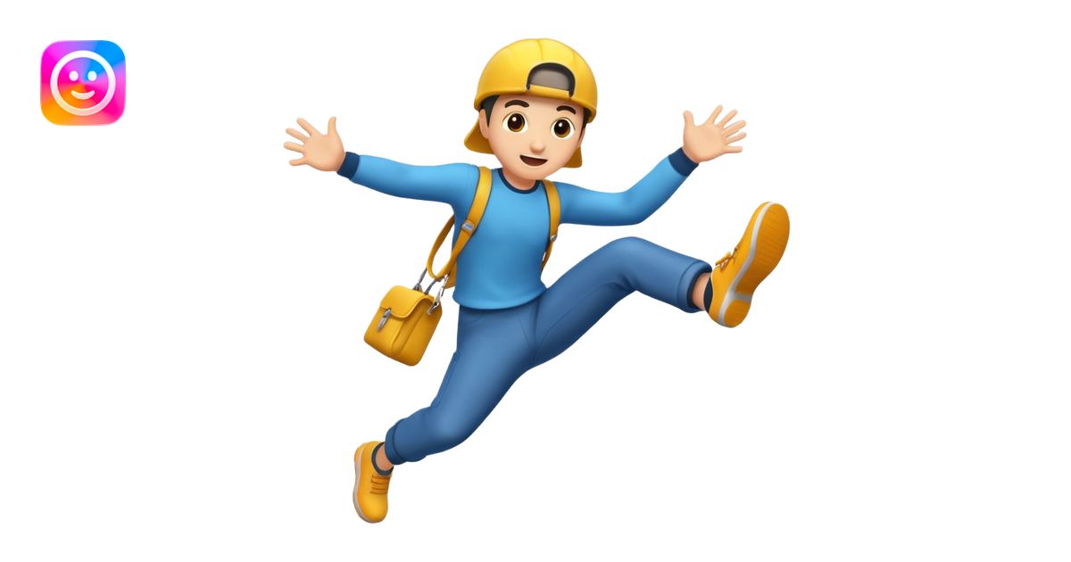 Jump emoji | AI Emoji Generator