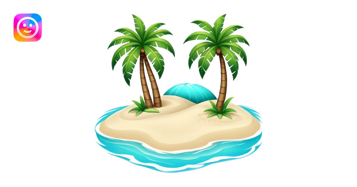 paradise emoji | AI Emoji Generator