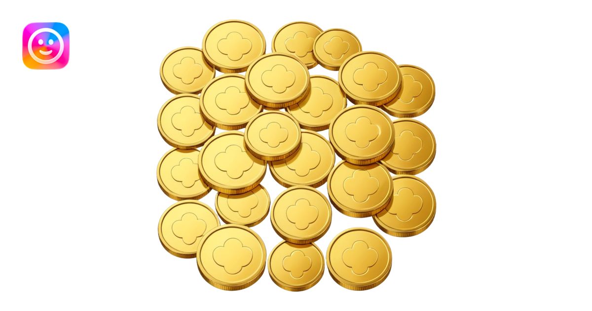 coins gold emoji | AI Emoji Generator