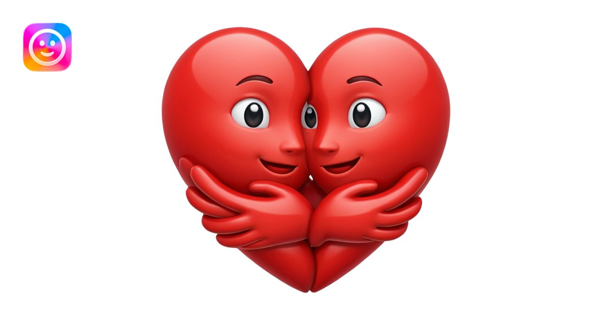 heart hug emoji | AI Emoji Generator