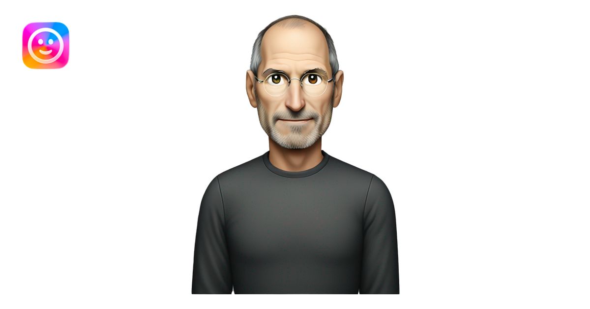 Steve Jobs emoji | AI Emoji Generator