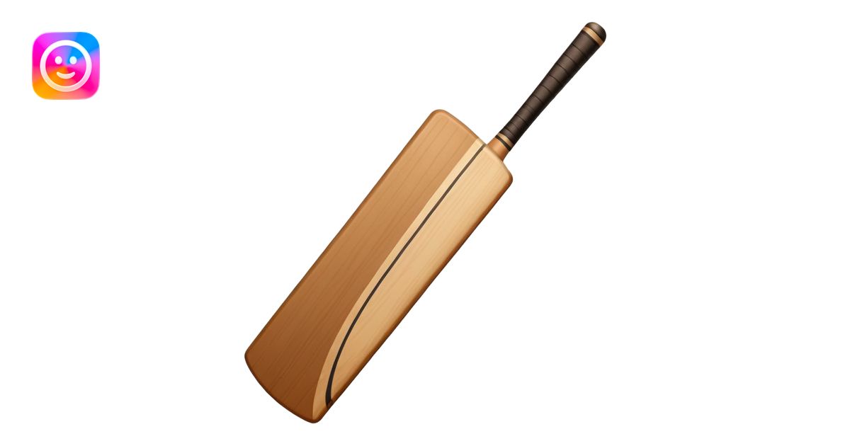 I need a cricket bat as emoji which I can paste with text emoji | AI ...
