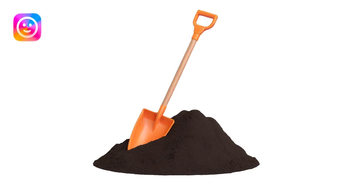 shovel digging into ground emoji | AI Emoji Generator